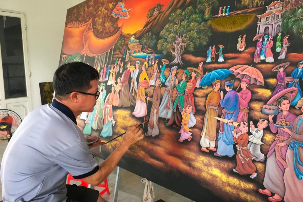 Nguồn Gốc - Lịch Sử Ra Đời Tranh Sơn Mài Việt Nam - Art Việt